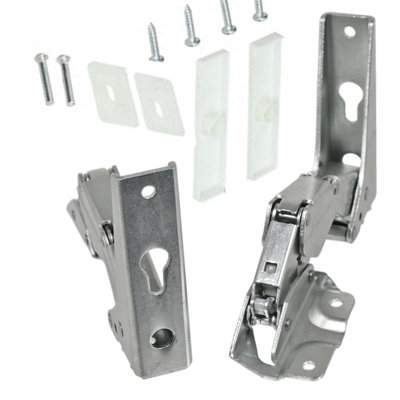 SPARES2GO Integrated Hinges compatible with Hettich Fridge Freezer Door ...