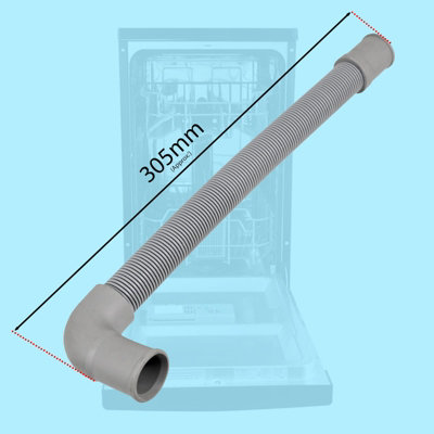 SPARES2GO Internal Hose Inner Drain Pipe for Caple DI491 45cm ...