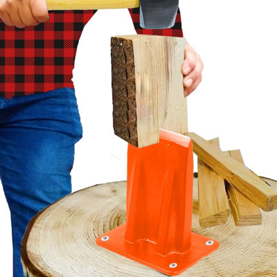 SPARES2GO Kindling Splitter Lump Hammer Log Firewood Splitting Heavy ...