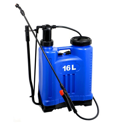 SPARES2GO Knapsack Garden Weed Sprayer Backpack Pressure Spray Lance ...