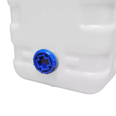 SPARES2GO Large Water Container Can Portable Storage Tank with Tap for ...