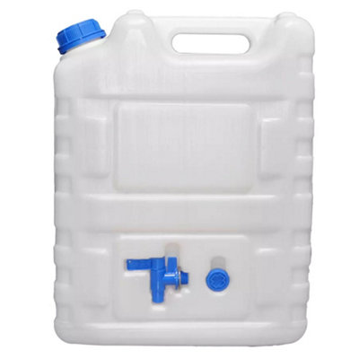 SPARES2GO Large Water Container Can Portable Storage Tank with Tap for ...