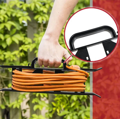 SPARES2GO Lawnmower Cable Tidy Frame H Bracket Extension Power Lead ...