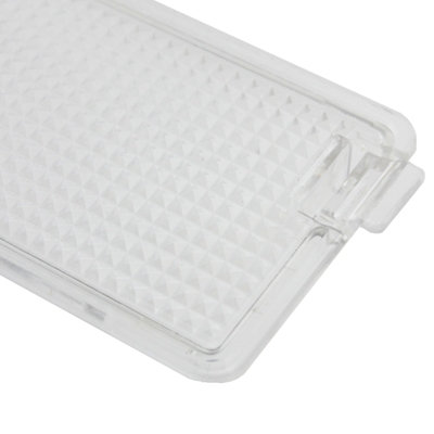 SPARES2GO Light Diffuser / Lens Cover Plate compatible with Electrolux ...