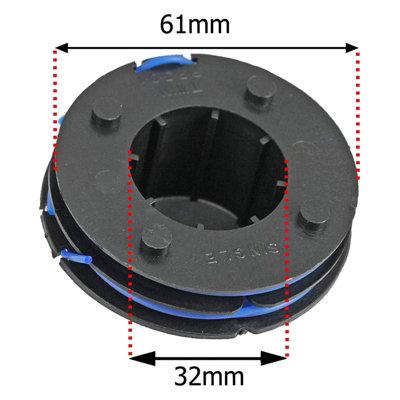 SPARES2GO Line Spool compatible with MacAllister GT2535S MGTP300P Strimmer Trimmer