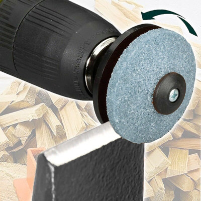 SPARES2GO Log Splitter Blade Sharpener Kit 2.5KG 10" Wood Splitting ...