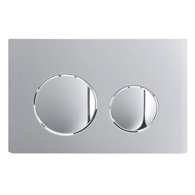 SPARES2GO Luxury Flush Plate Kit for Concealed Toilet Cistern Wall Hung ...