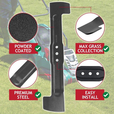 SPARES2GO Metal Blade compatible with Bosch Rotak 34 34R 34GC 340R ...