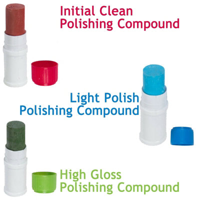 SPARES2GO METAL CLEANING POLISHING BUFFING WHEEL & COMPOUND POLISH KIT ...