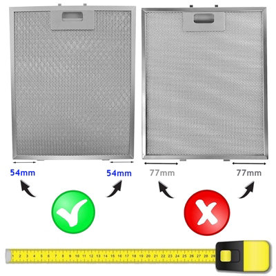 SPARES2GO Metal Grease Filter compatible with Rangemaster Cooker Hood ...
