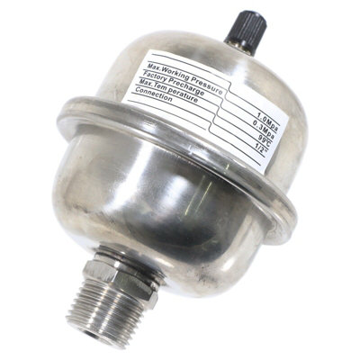 SPARES2GO Mini Expansion Vessel Shock Arrestor Potable Water Hammer ...