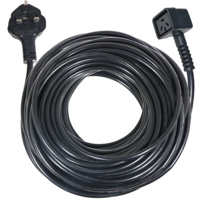 SPARES2GO Nu-plug type power cable for Numatic Twintec Floor scrubber ...