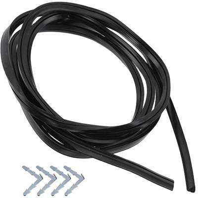 SPARES2GO Oven Door Seal UNIVERSAL Right Angle Corner Clips Rubber ...
