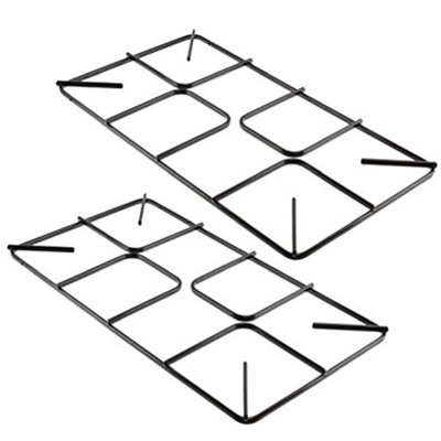 SPARES2GO Pan Support Grid for Bush Oven Cooker Flat Gas Hob (Pack of 2 ...
