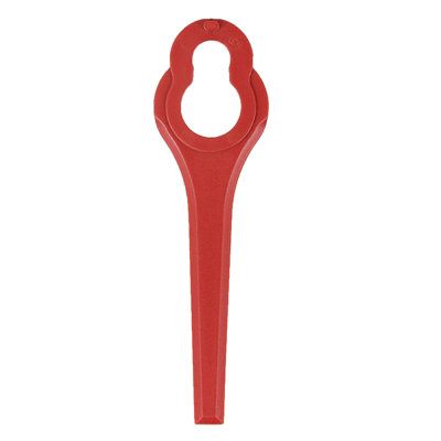 SPARES2GO Plastic Blades compatible with Ferrex 20v 40v Cordless Grass Trimmer Pack of 30