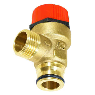 SPARES2GO Pressure Relief Safety Valve for Worcester Bosch Boiler 3 Bar ...