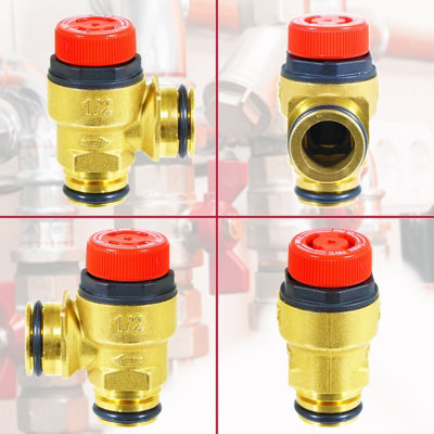 SPARES2GO Pressure Relief Valve for Worcester Bosch Greenstar Boiler 3 ...