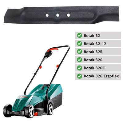 SPARES2GO Rotary Metal Blade compatible with Bosch Rotak 32 32R 320 ...