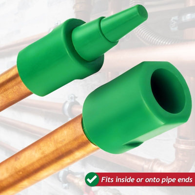SPARES2GO Rubber Bung End Cap Seal Kit for Plumbing Heating Tank ...