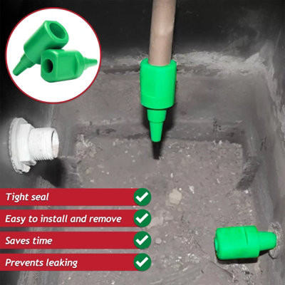 SPARES2GO Rubber Bung End Cap Seal Kit for Plumbing Heating Tank ...