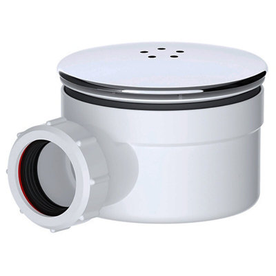 SPARES2GO Shower Trap for 90mm Tray Plug Hole 1.5" Luxury Drain Water ...