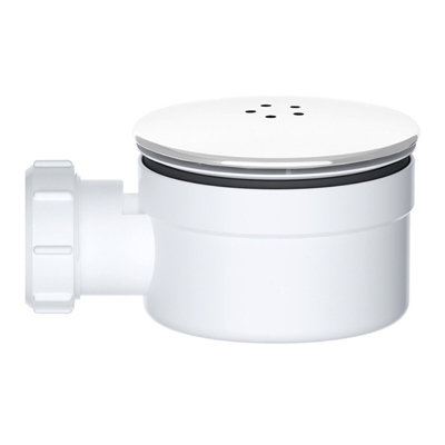 SPARES2GO Shower Trap for 90mm Tray Plug Hole 1.5" Luxury Drain Water ...