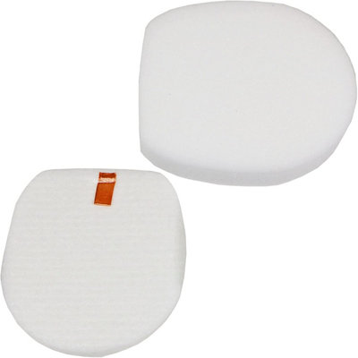 SPARES2GO Sponge Foam Felt Filter compatible with Shark IZ201 IZ251 ...