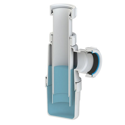 SPARES2GO Telescopic Waste Bottle Trap 32mm 1.25" Basin Bidet Urinal ...