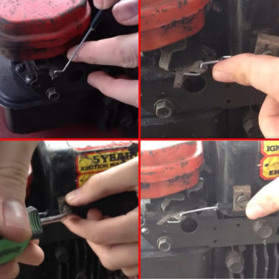 SPARES2GO Throttle Cable and Lever Control for Briggs & Stratton ...