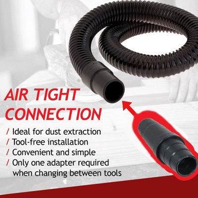 SPARES2GO Tool Adapter compatible with Dewalt Vacuum Hose Adaptor Dust ...
