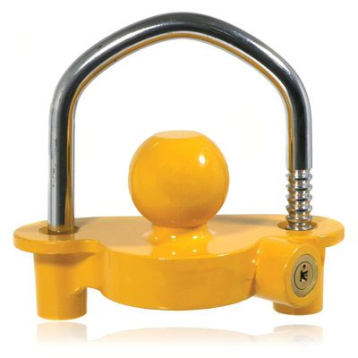 SPARES2GO Tow Ball Lock Caravan Trailer Hitch Heavy Duty Universal ...