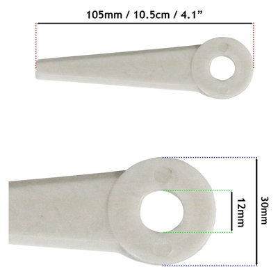 SPARES2GO Trimmer Blade compatible with Stihl Polycut 5-3 6-2 6-3 ...