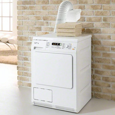 SPARES2GO Tumble Dryer Vent Kit Universal 1.5m Venting Duct Hose ...