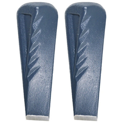 SPARES2GO Twisted Log Splitter Wedge Heavy Duty Steel Wood Splitting ...