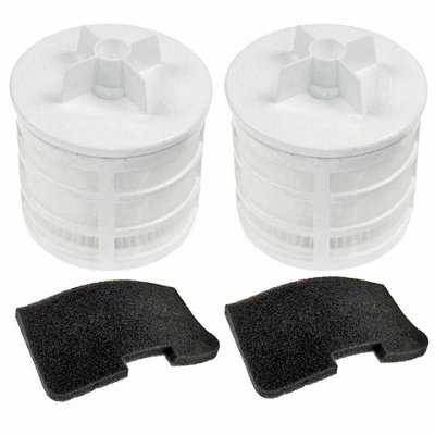 SPARES2GO U66 Type Pre & Post Motor HEPA Filter Kit compatible with ...