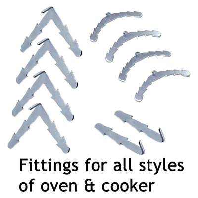 SPARES2GO Universal 3 & 4 Sided Oven Cooker Door Seal Kit (with 85g Glue Sealant)