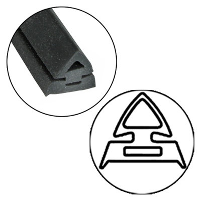 SPARES2GO Universal 3 & 4 Sided Silicone Oven Cooker Door Seal Kit (with Glue Sealant)