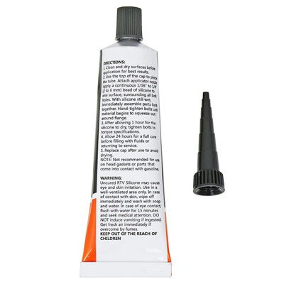 SPARES2GO Universal 3 & 4 Sided Silicone Oven Cooker Door Seal Kit (with Glue Sealant)