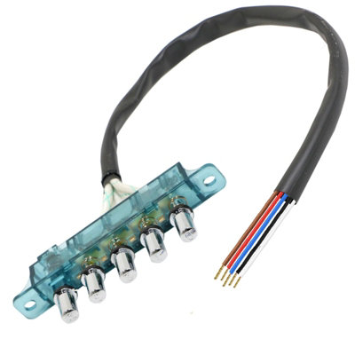 SPARES2GO UNIVERSAL 5 BUTTON CONTROL SELECTOR SWITCH FOR COOKER HOOD ...