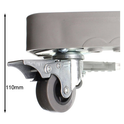 SPARES2GO Universal Appliance Wheels Adjustable for Oven Cooker Washing ...