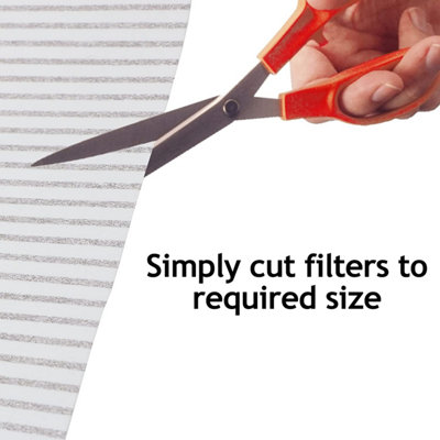 SPARES2GO Universal Cooker Hood Carbon Grease Filter Complete Kit for ...