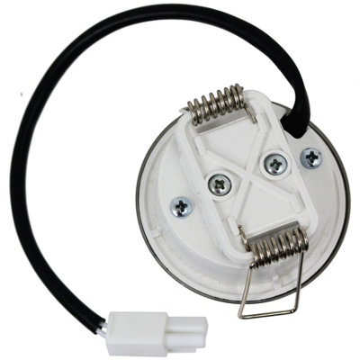SPARES2GO UNIVERSAL Cooker Hood LED Light Vent Extractor Lamp Round ...