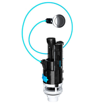 SPARES2GO Universal Dual Flush Toilet Valve 1.5" 2" WC Cistern Push ...