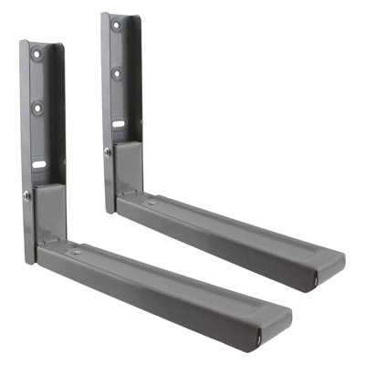 SPARES2GO Universal Extendable Wall Mounting Brackets for Microwave ...