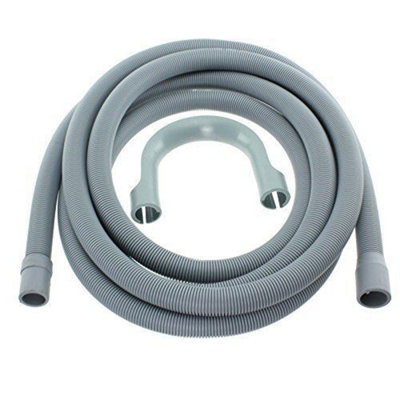 SPARES2GO Universal Extra Long Water Pipe Outlet Hose for Washing ...