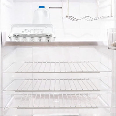 SPARES2GO Universal Fridge Refrigerator Freezer Shelf White, Adjustable ...