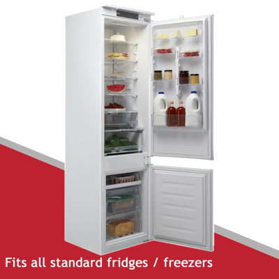 SPARES2GO Universal Fridge Refrigerator Freezer Shelf White, Adjustable ...