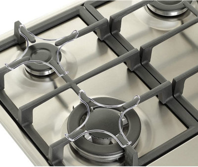 SPARES2GO Universal Gas Hob Pan Support Moka Trivet Stand (Small 130mm) x 2