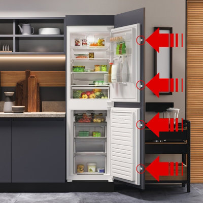 SPARES2GO UNIVERSAL Integrated Fridge Door Slide Mounting Bracket ...