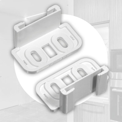 SPARES2GO UNIVERSAL Integrated Fridge Door Slide Mounting Bracket ...